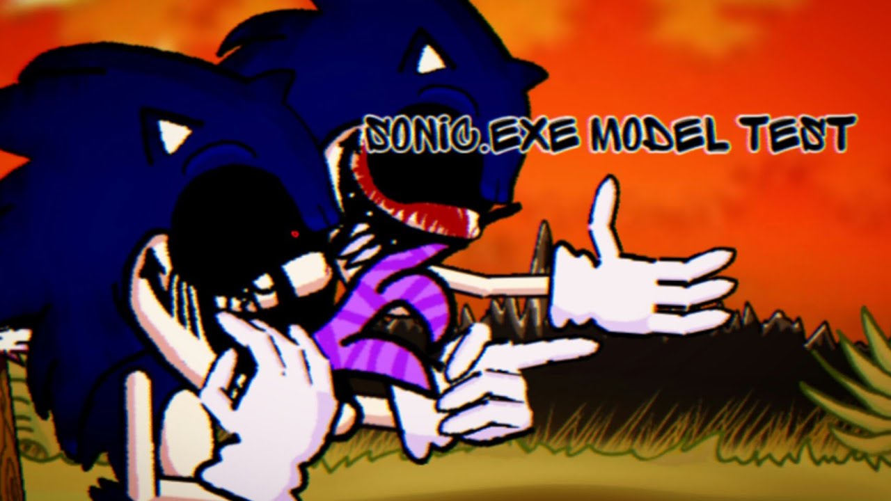[DC2/FNF] Sonic.Exe Model Test - YouTube