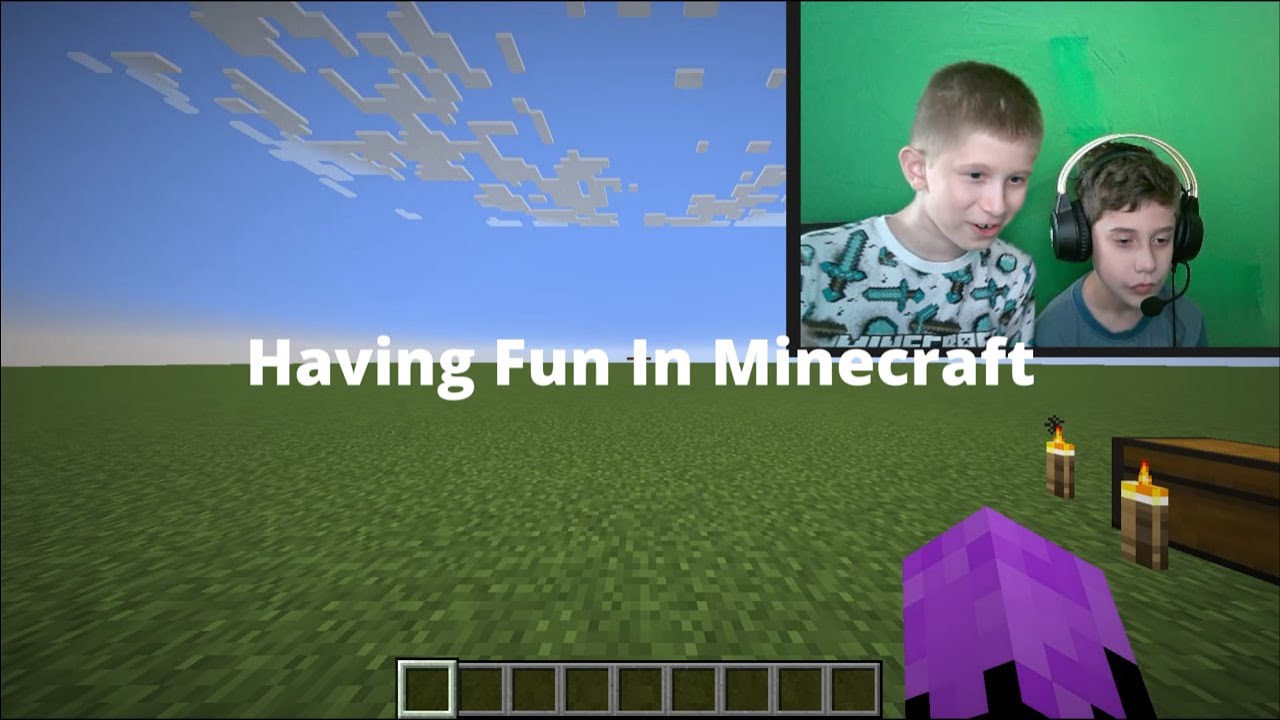 Were Together In Real Life - Having Fun In Minecraft - YouTube