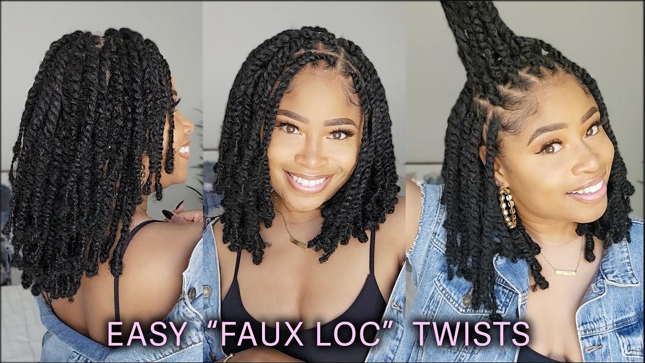 Juicy Maxi Twists w/ Bantu Ends Tutorial (& how to safely remove ...