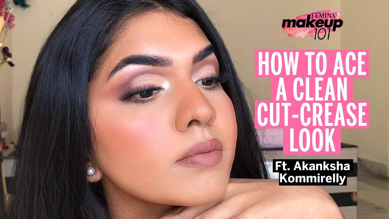 Cut Crease Eyeshadow Tutorial For Beginners | Eye Makeup Tutorial ...