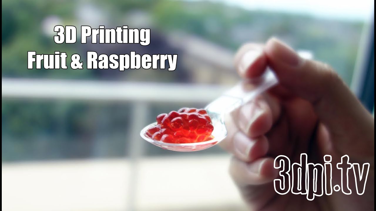 3D Printing Fruit and Berries - YouTube