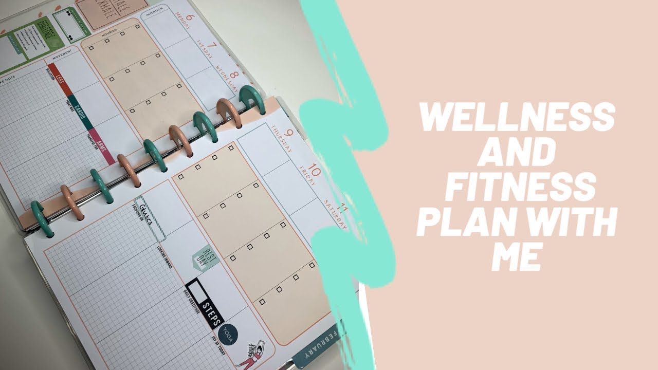 Wellness Planner Happy Planner| Plan With Me - YouTube