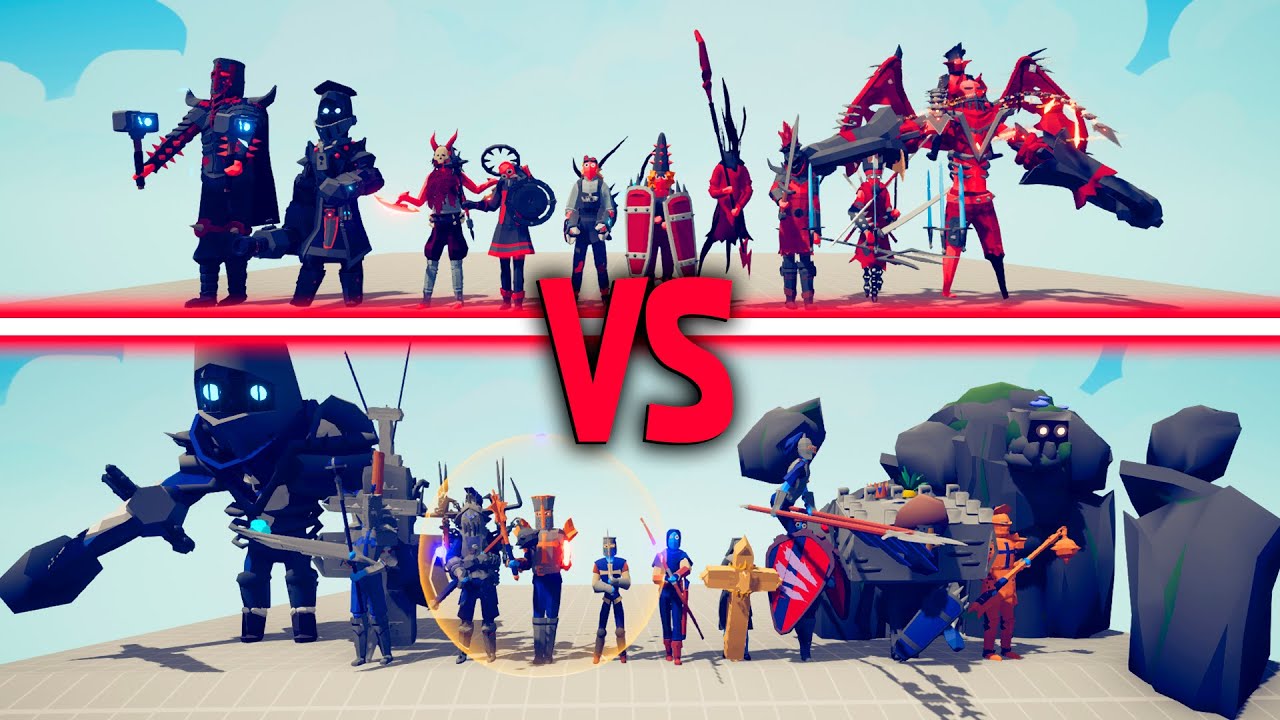 MEGA MEDIEVAL TEAM vs MEGA EVIL | TABS - Totally Accurate Battle Simulator - YouTube