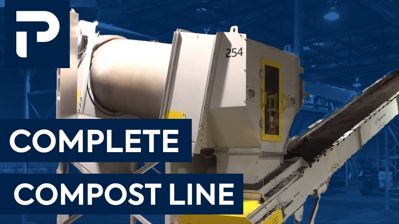 Mixing and Bagging Line for Compost and Soils - YouTube