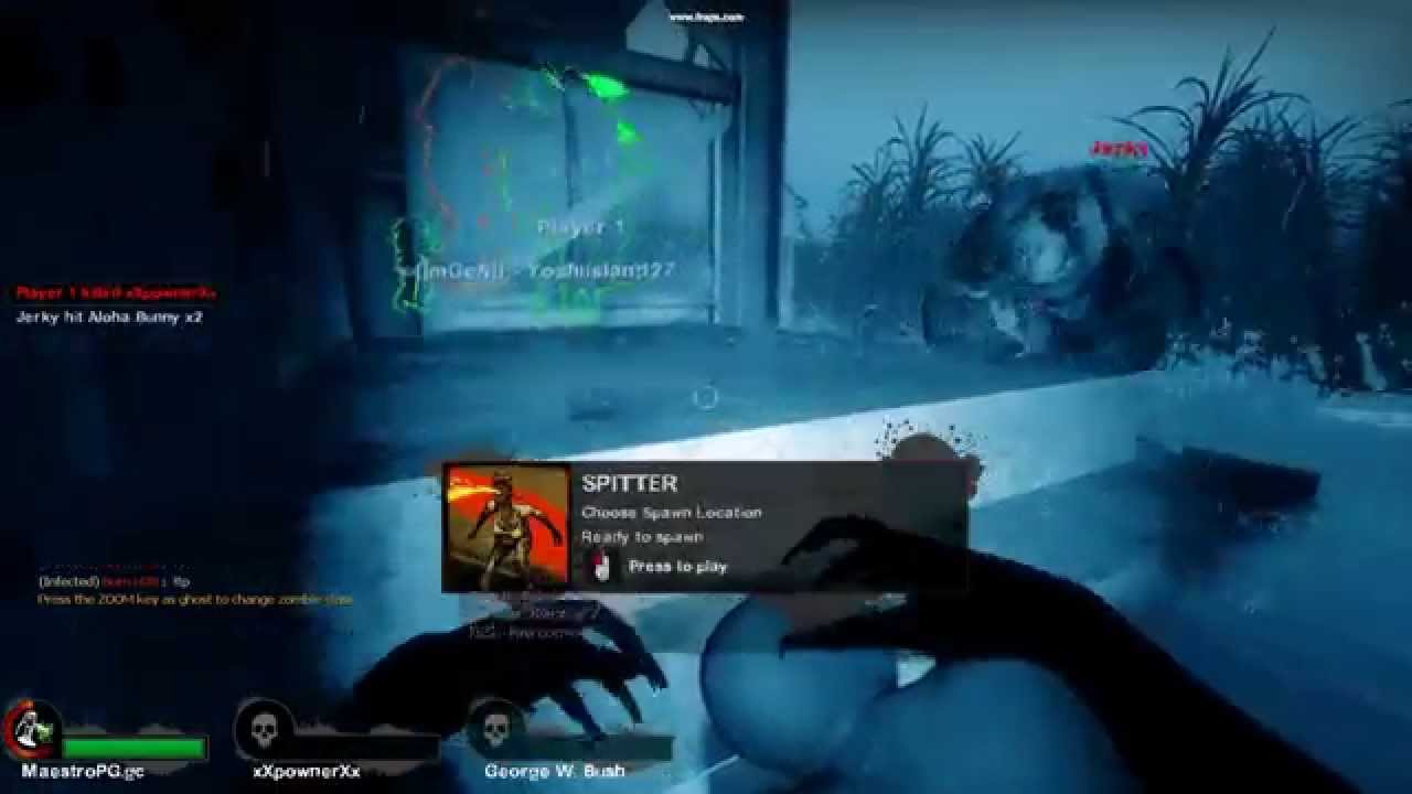 L4D2 - 9 incaps from spitter death acid - YouTube