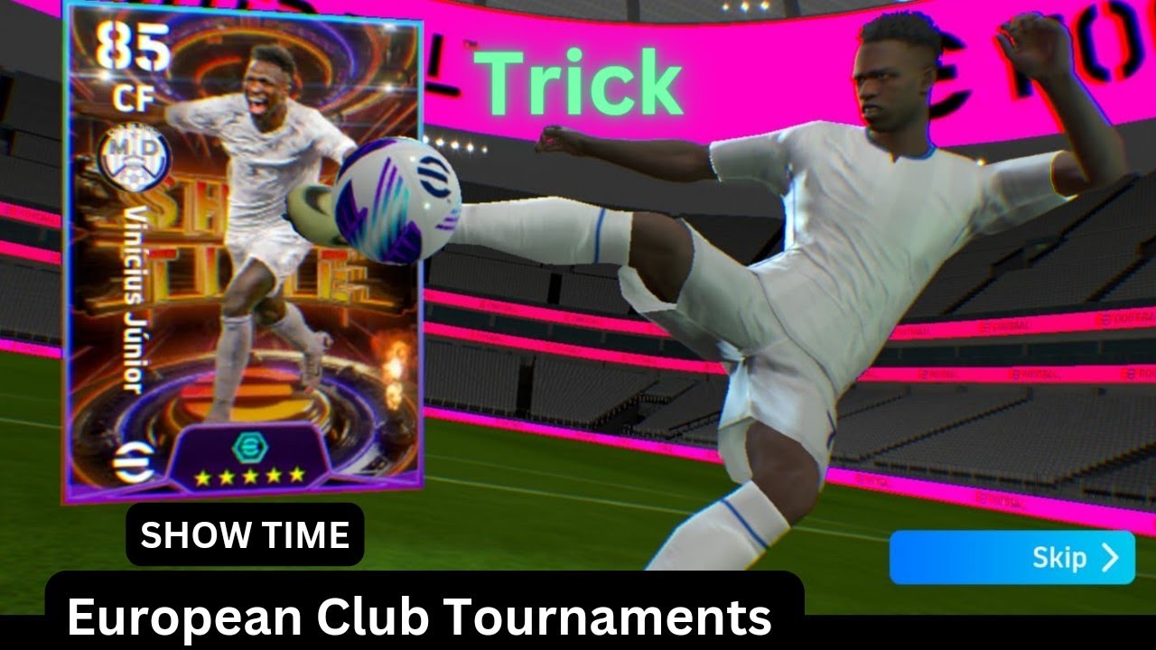 Trick To Get Show Time European Club Tournaments eFootball | Trick 103 ...