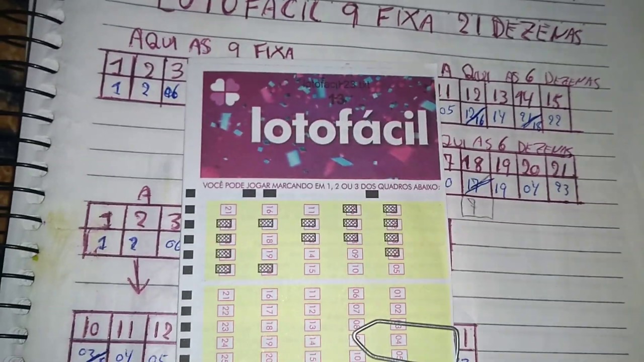 Lotofácil Esquema 2 Em 1 Fácil De Fazer - YouTube