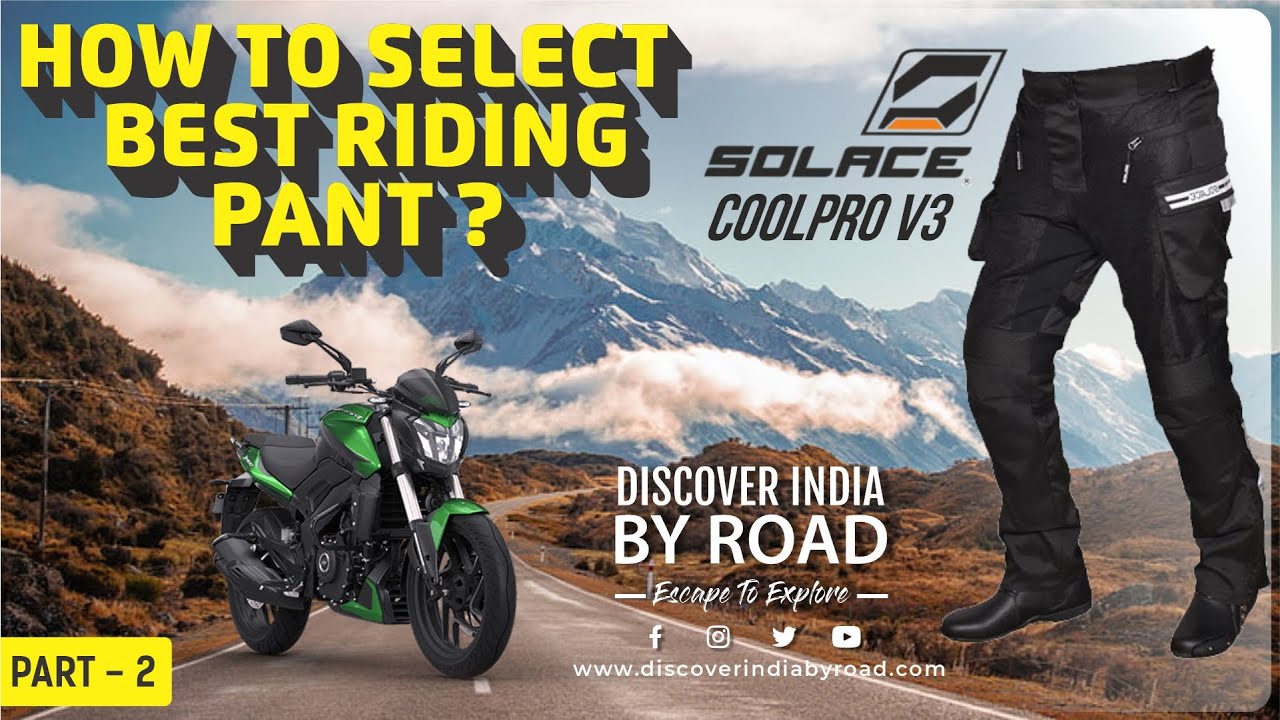 Solace Coolpro V3 Riding pant review | Best Riding gears Part 2 ...
