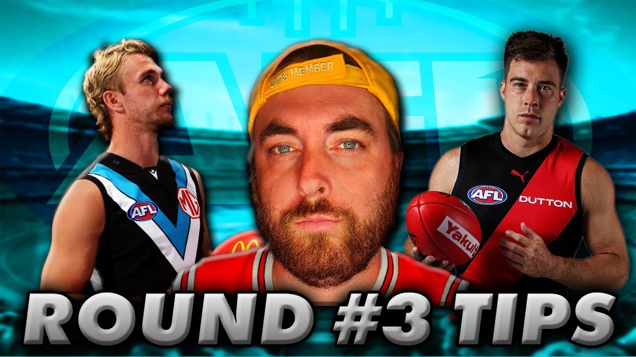 ROUND 3 FOOTY TIPS | 2025 AFL SEASON | #AFL #AFLTIPS #FOOTYTIPS # ...