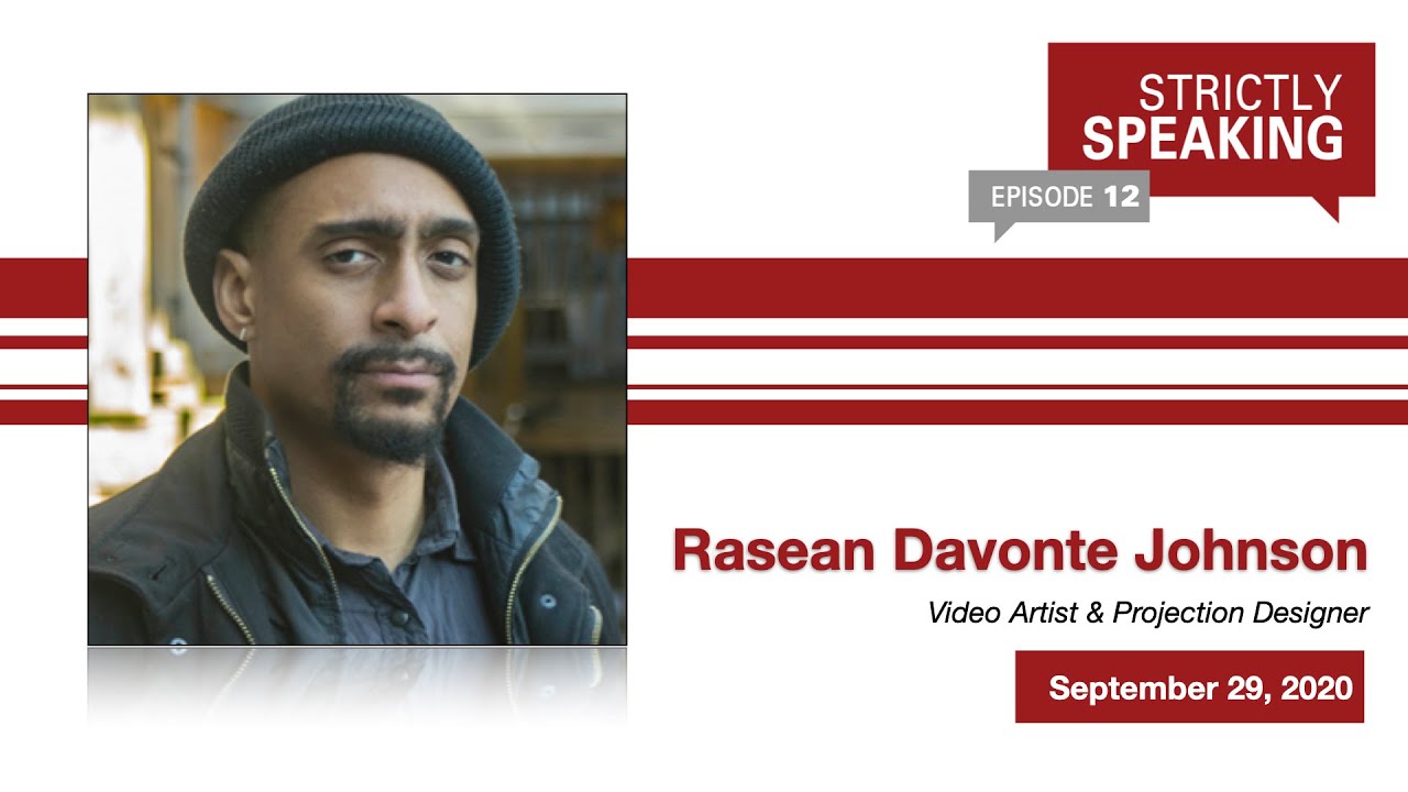 E12 SS RASEAN DAVONTE JOHNSON: Video Artist & Projection Designer - YouTube