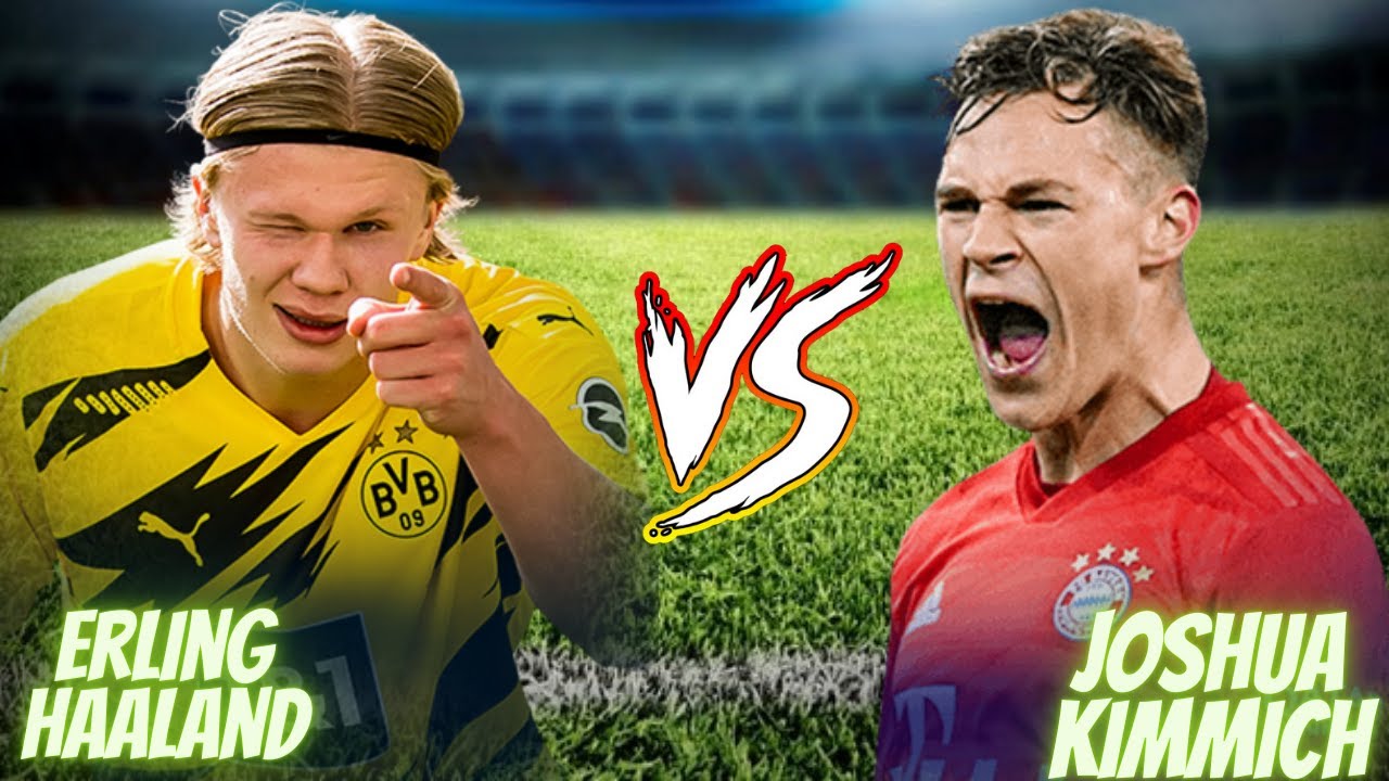 Erling Haaland VS Joshua Kimmich 1 VS 1 #footballvs #kimmich #haaland ...