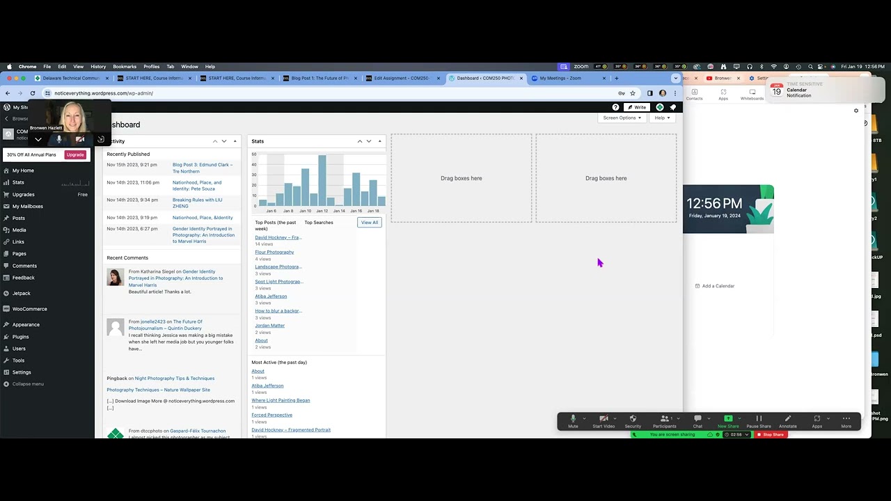 How to post blog post assignments. - YouTube