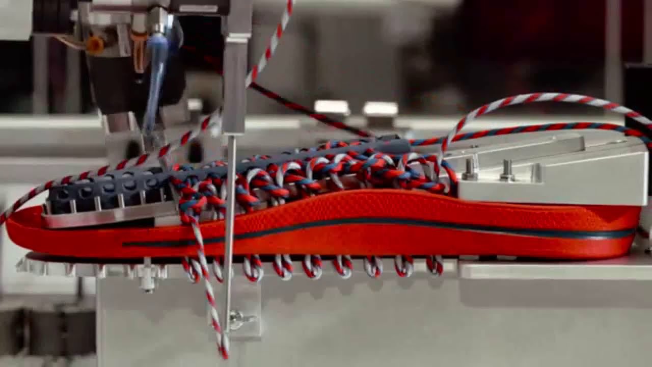 Automatic Factory Robotic Arm Shoe Manufacturing Machine | Auto Factory ...