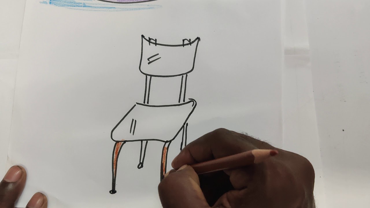 How to draw chair (drawing for kids - drawing tutorial for beginners ...