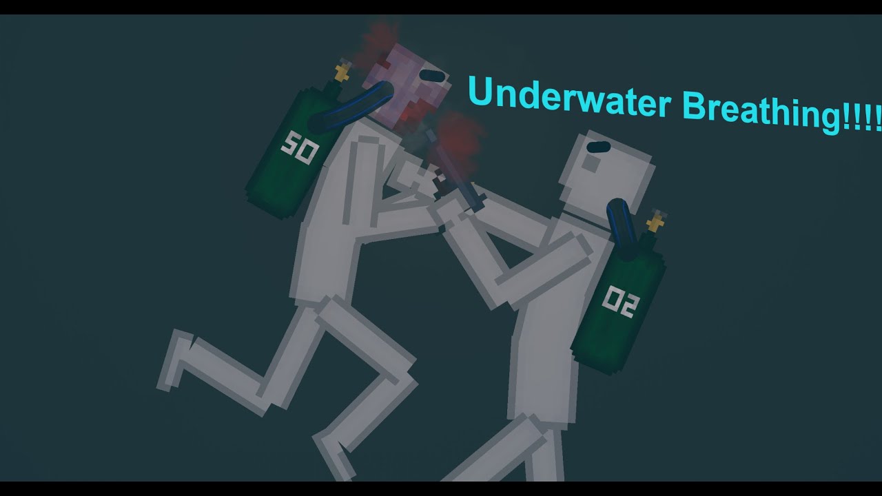 Humans Breathing Underwater In People Playground - YouTube