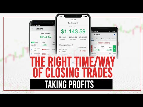 The art of Closing trades- Taking Profits. Forex Trading - YouTube