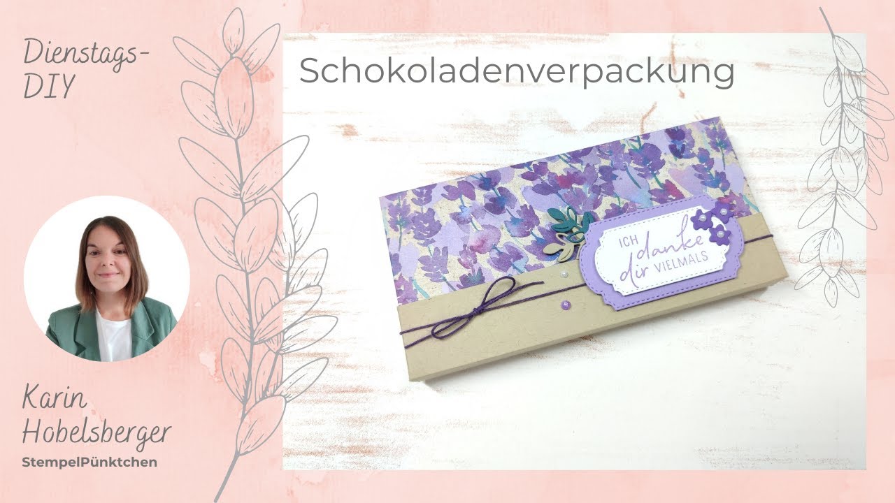 Anleitung Schokoladenverpackung - YouTube