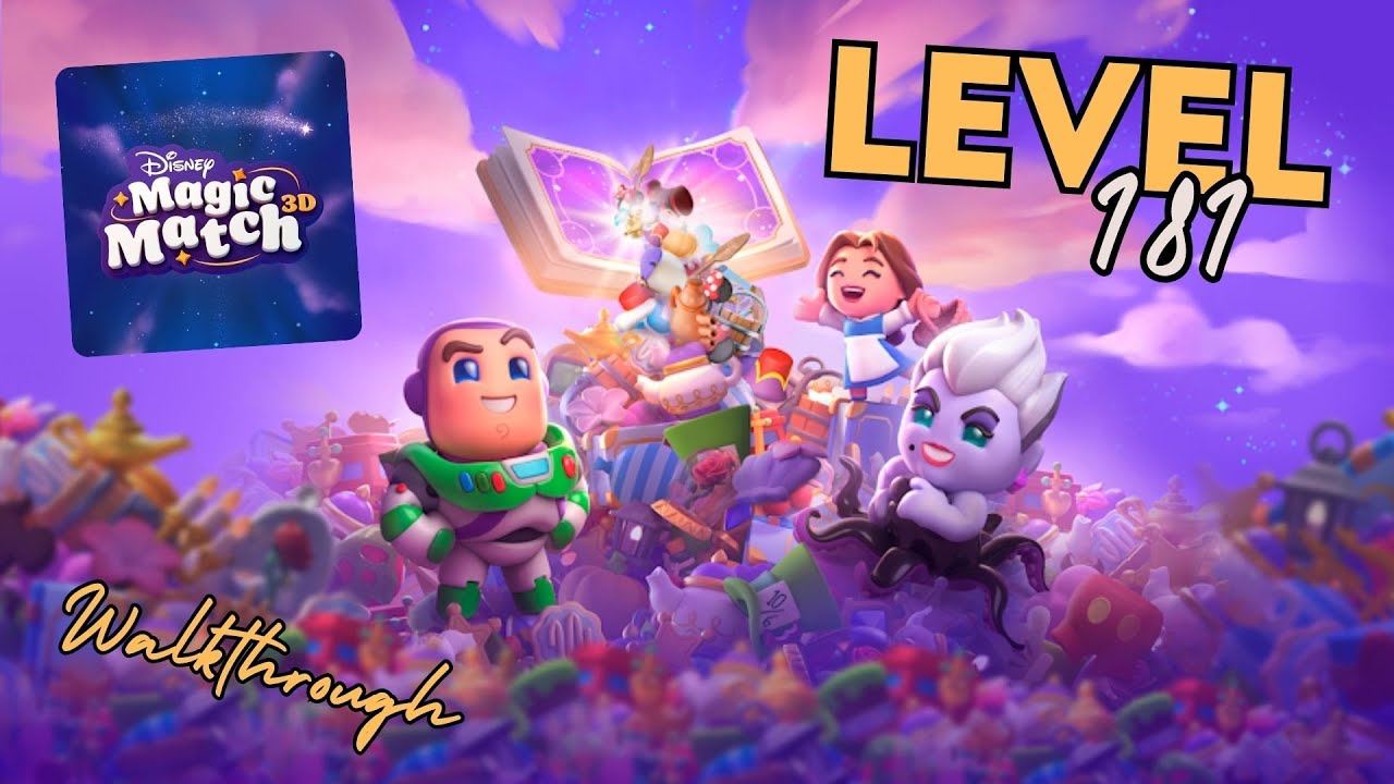 Disney Magic Match 3D Level 181 - YouTube