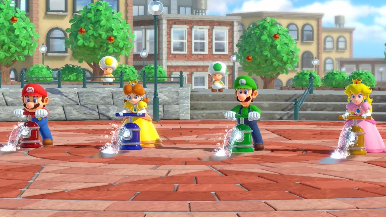 Super Mario Party MiniGames - Precision Gardening - YouTube