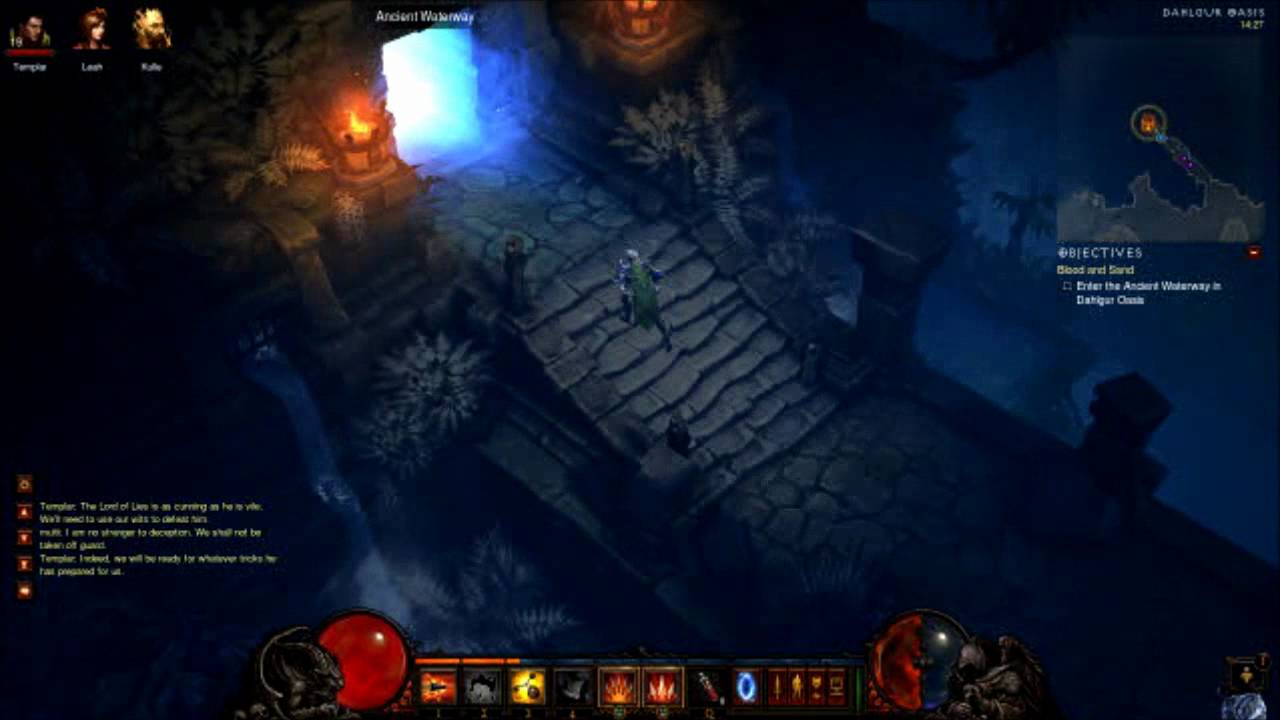 Diablo 3 - Blood And Sand Ancient Waterway (Location) - YouTube
