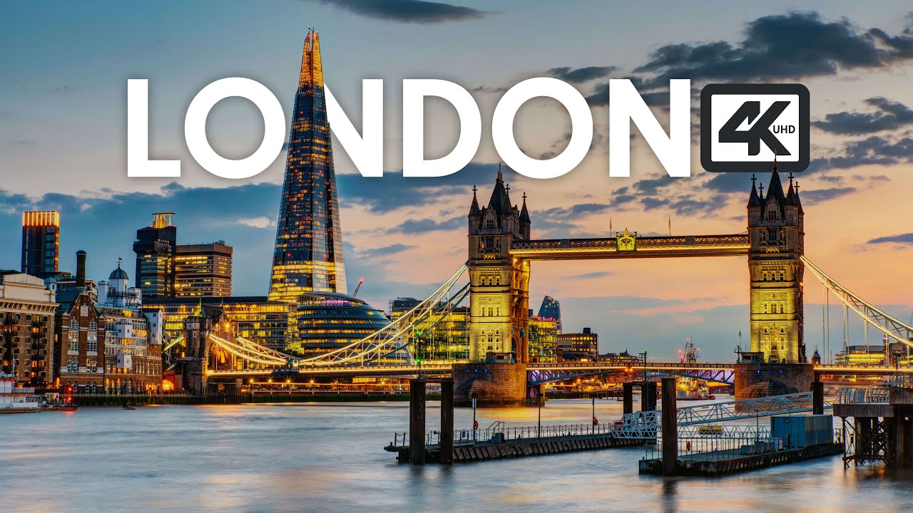 London From Above: A 4k Aerial Tour of The UK Capital - YouTube