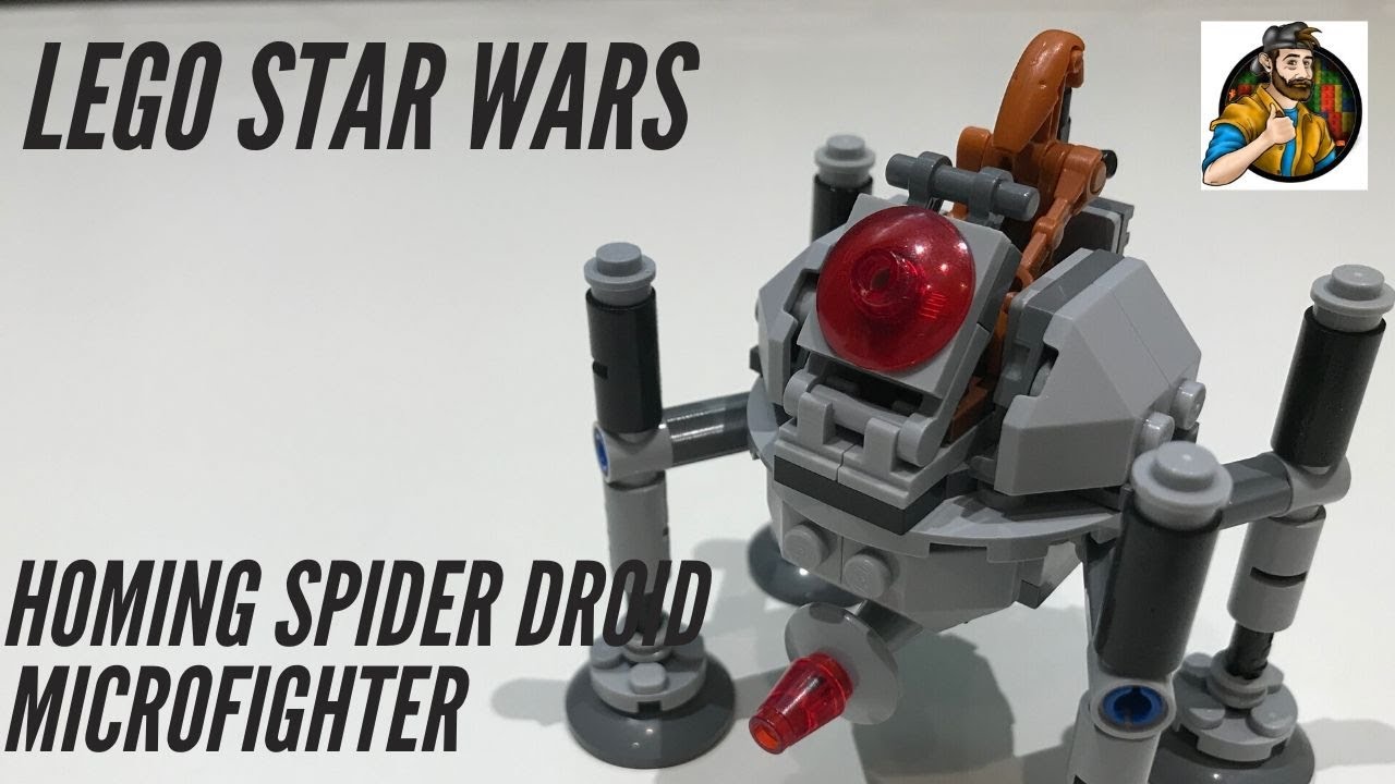 Lego Star Wars 75077 - Homing Spider Droid - YouTube