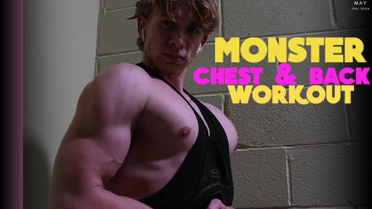 How to get a MONSTER Chest & Back (workout) - YouTube