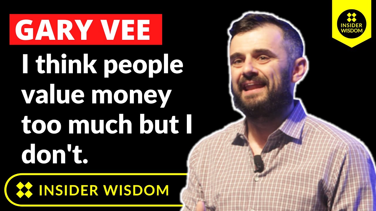 Gary Vee: I think people value money too much but I don't. #shorts ...