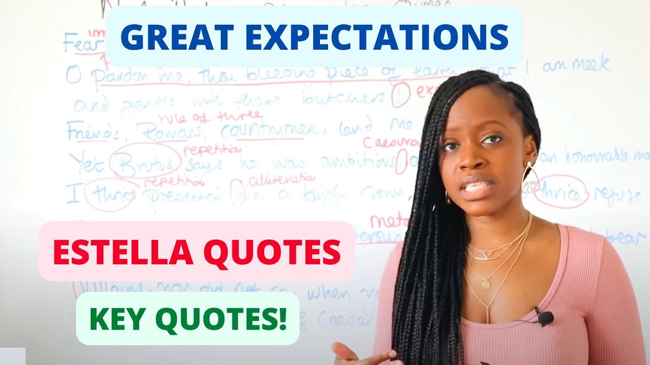 Estella Character Quotes & Word-Level Analysis | "'Great Expectations ...