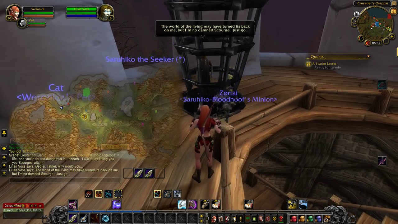 World Of Warcraft Quest Info: A Scarlet Letter - YouTube
