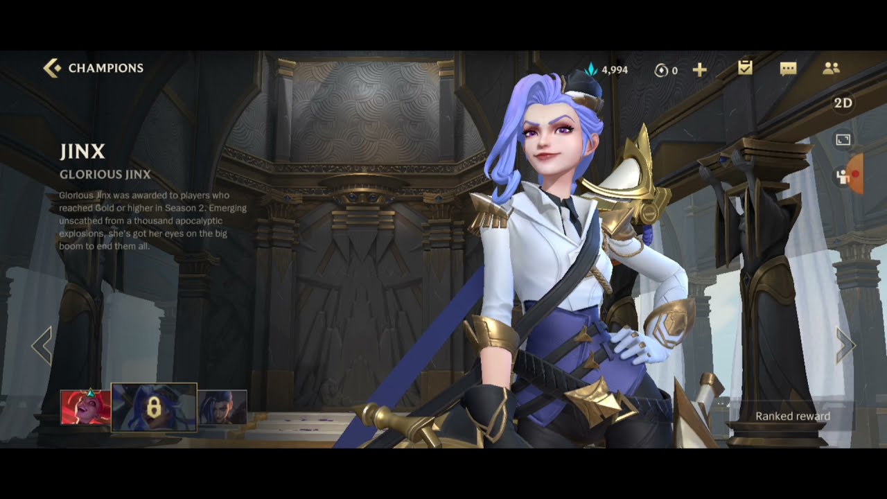 Jinx skins spotlight wild rift - YouTube