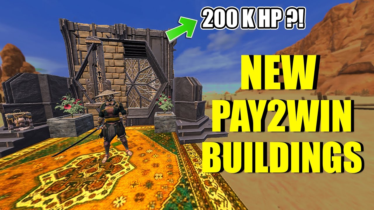 New Pay To Win Buildings In Battle Pass & Bazzar - Huge Hp Diffrance ...