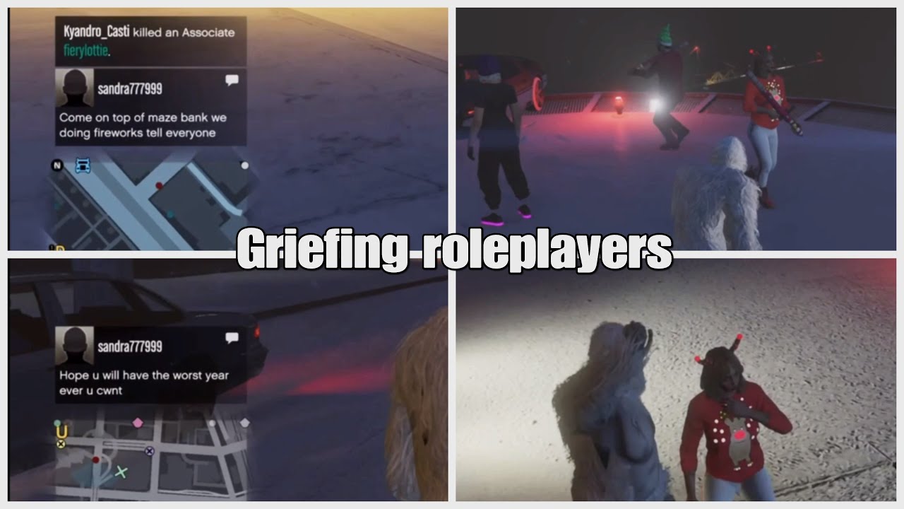 Griefing Roleplayers | Gta Online Griefing | - YouTube