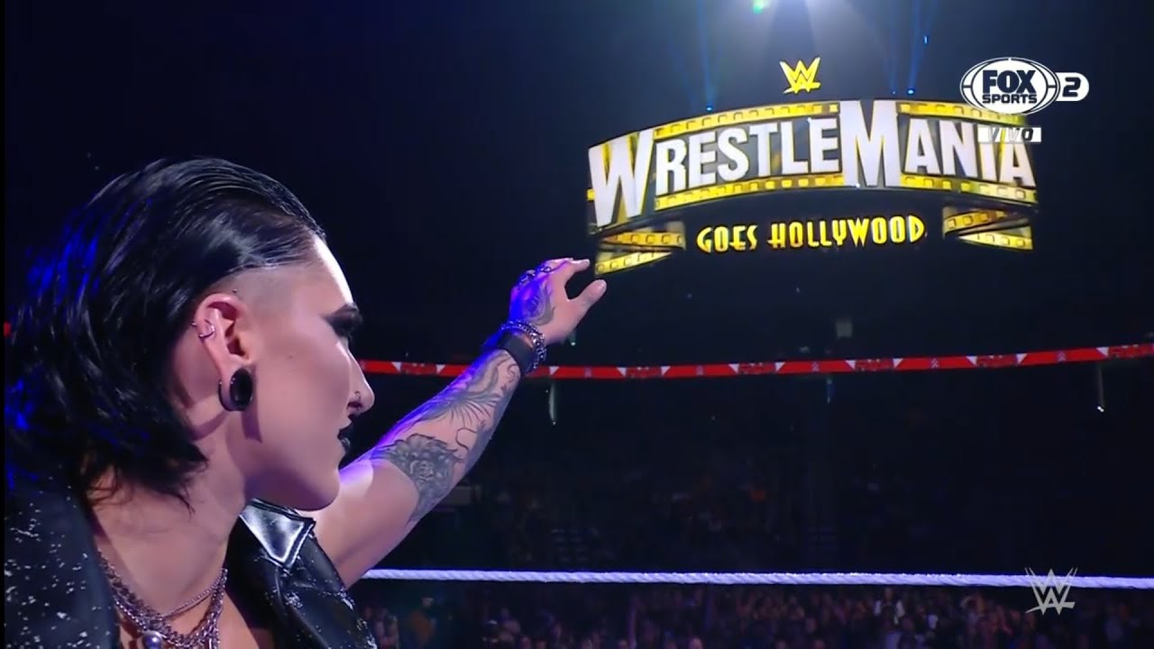 Rhea Ripley reta a Charlotte para Wrestlemania 39 - WWE Raw Español ...