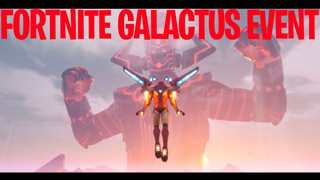 Complete Fortnite Galactus Event - YouTube