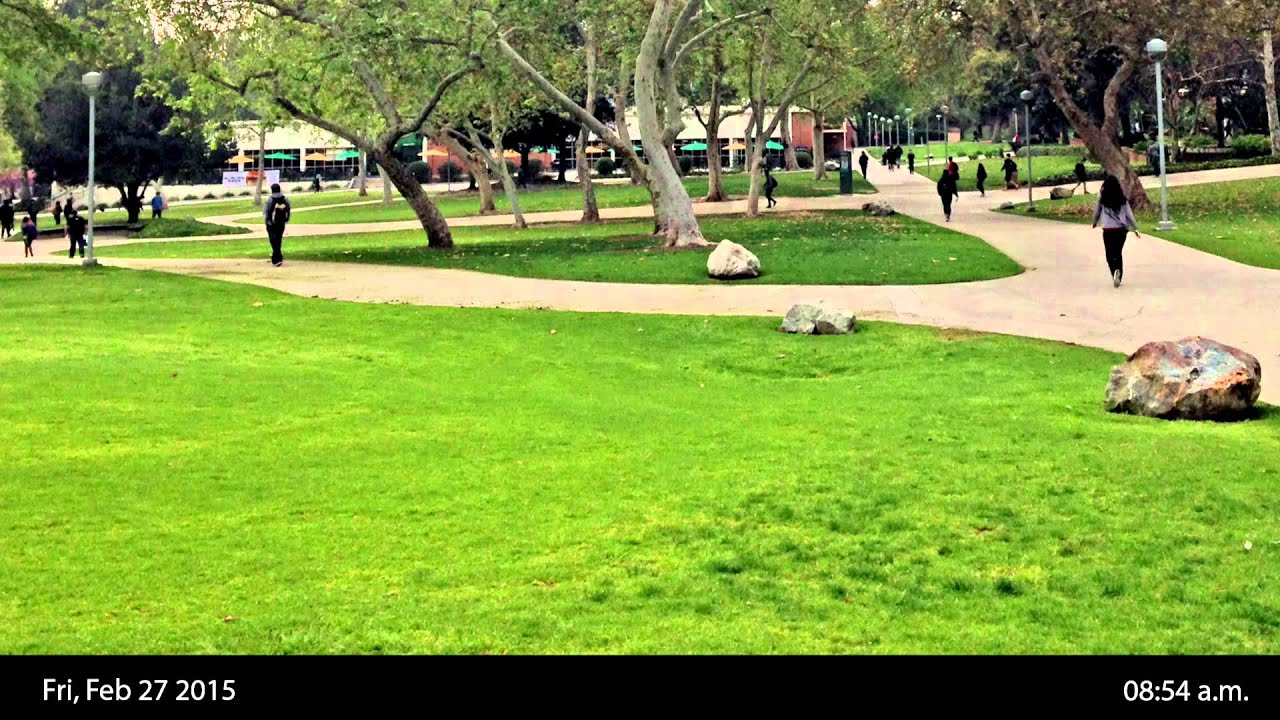 Time-Lapse of the Cal Poly Pomona University Quad - YouTube