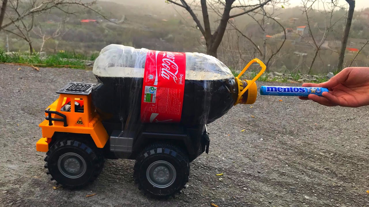 XXL Coca-Cola Rocket with Mentos - YouTube