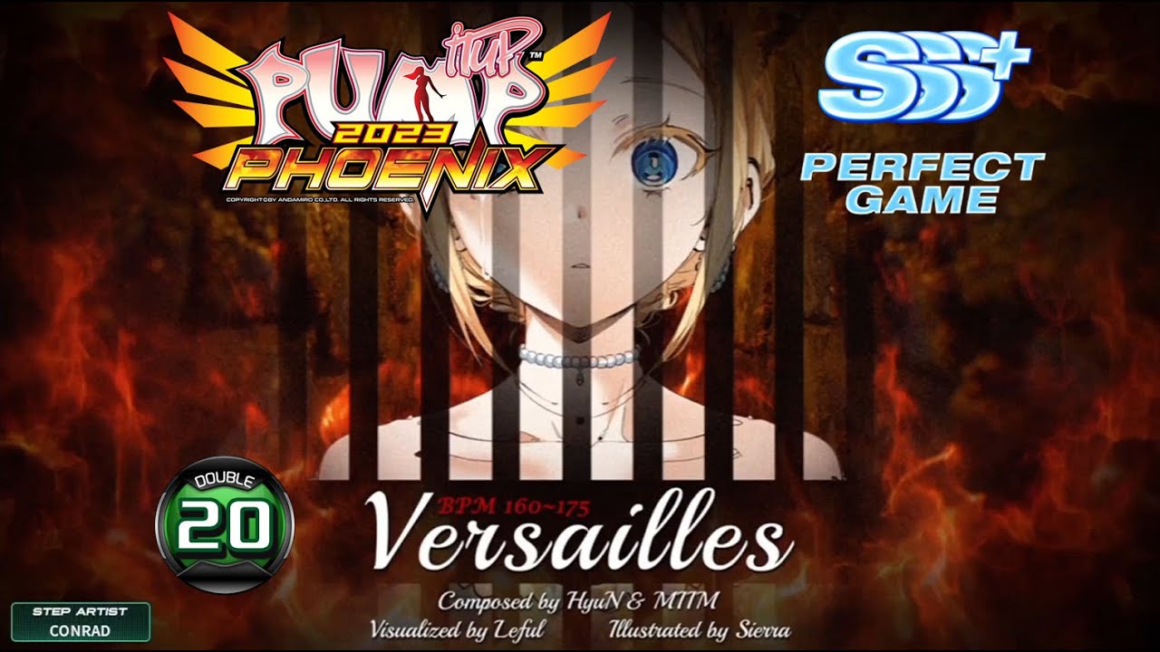 [PIU PHX] Versailles D20 (ALL PERFECT PG) -by YAOYAO - YouTube