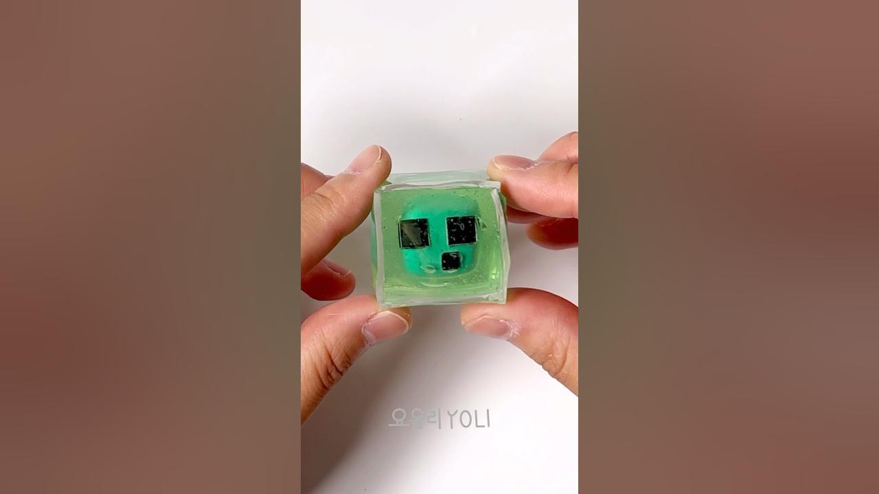 마인크래프트 슬라임 🟩 말랑이 만들기 Diy Minecraft Slime Squishy With Nano Tape Shorts Youtube