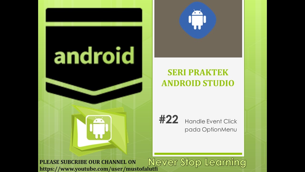 #22. Handle Event Click pada OptionMenu - YouTube
