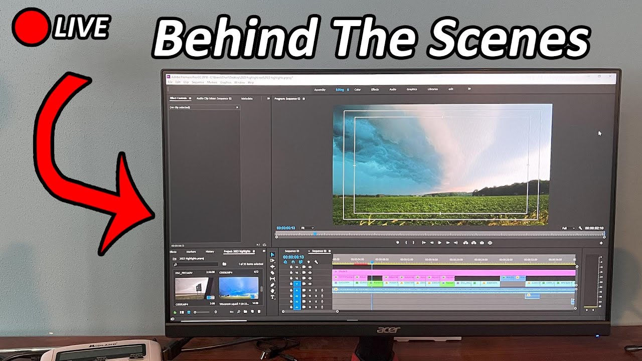 Weather Documentary Editing - Behind the Scenes LIVE - YouTube