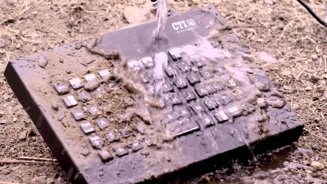 CTI Electronics Corporation KI6000-Bx Industrial Keyboard - YouTube