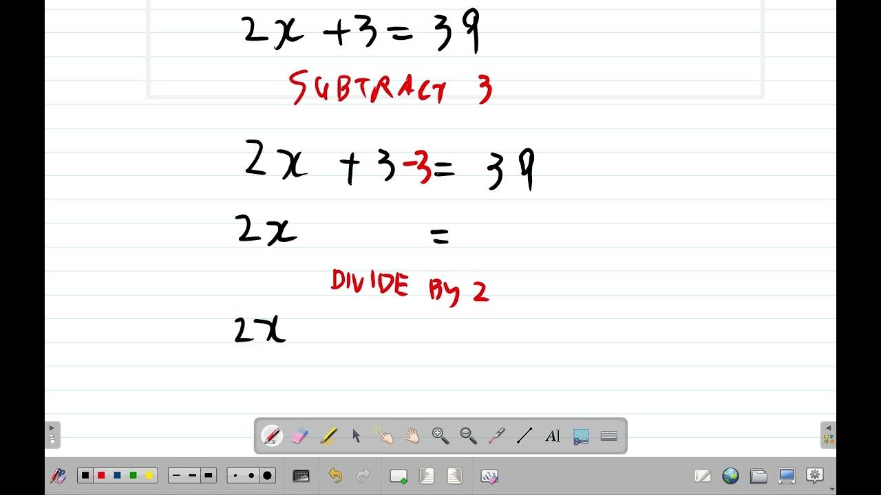 Linear Equations: Example 5 - CSEC Mathematics - YouTube