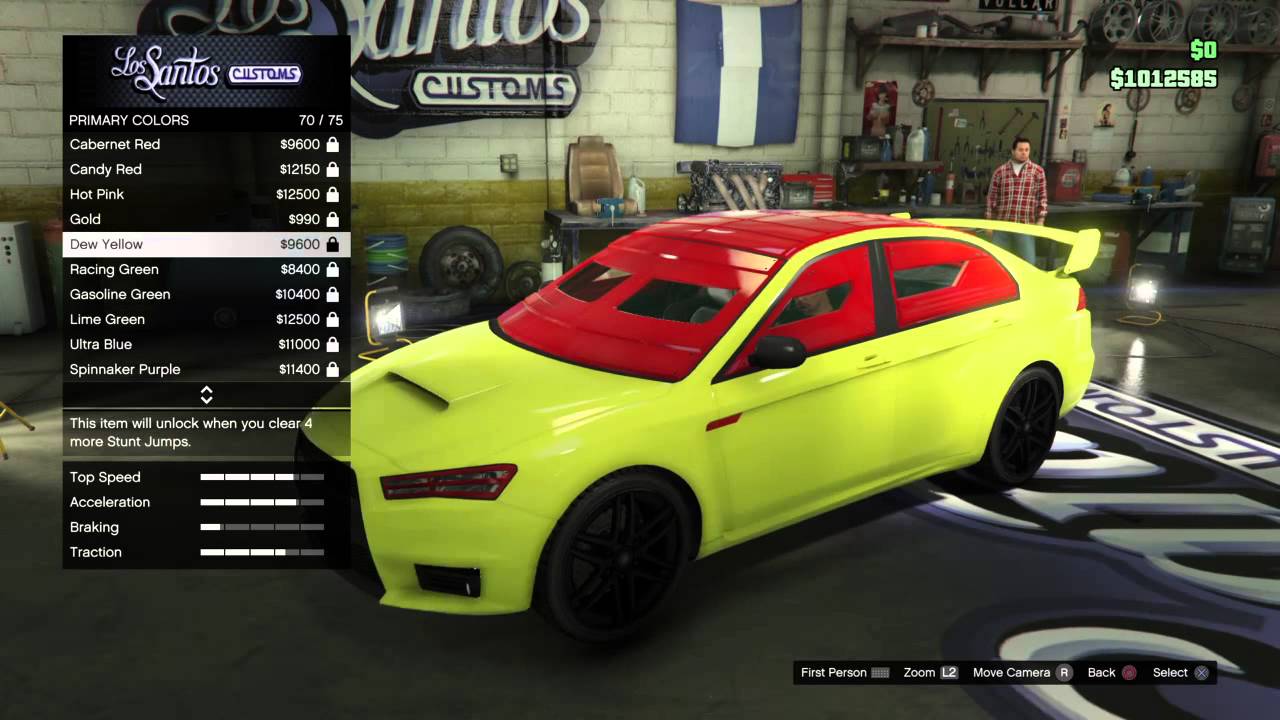 Grand Theft Auto V karoma customization - YouTube