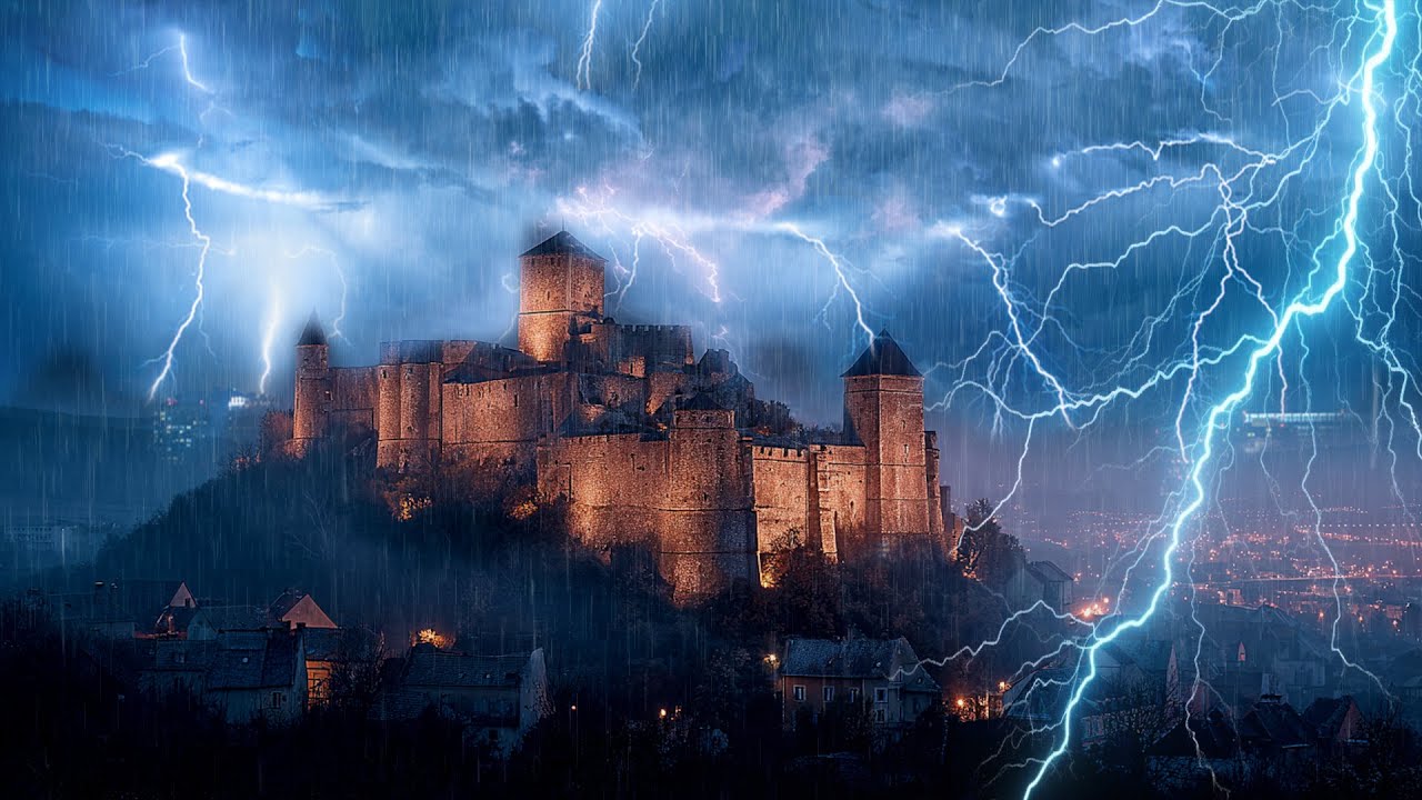 The Sounds of Thunderstorm with Heavy Rain, Epic Storm Ambience for ...