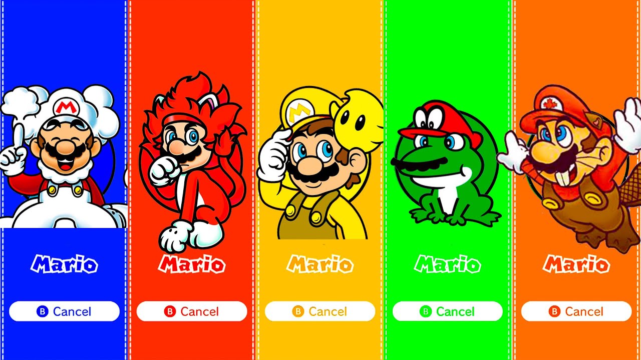 All Mario Character Skins in Super Mario 3D World + Bowsers Fury - YouTube