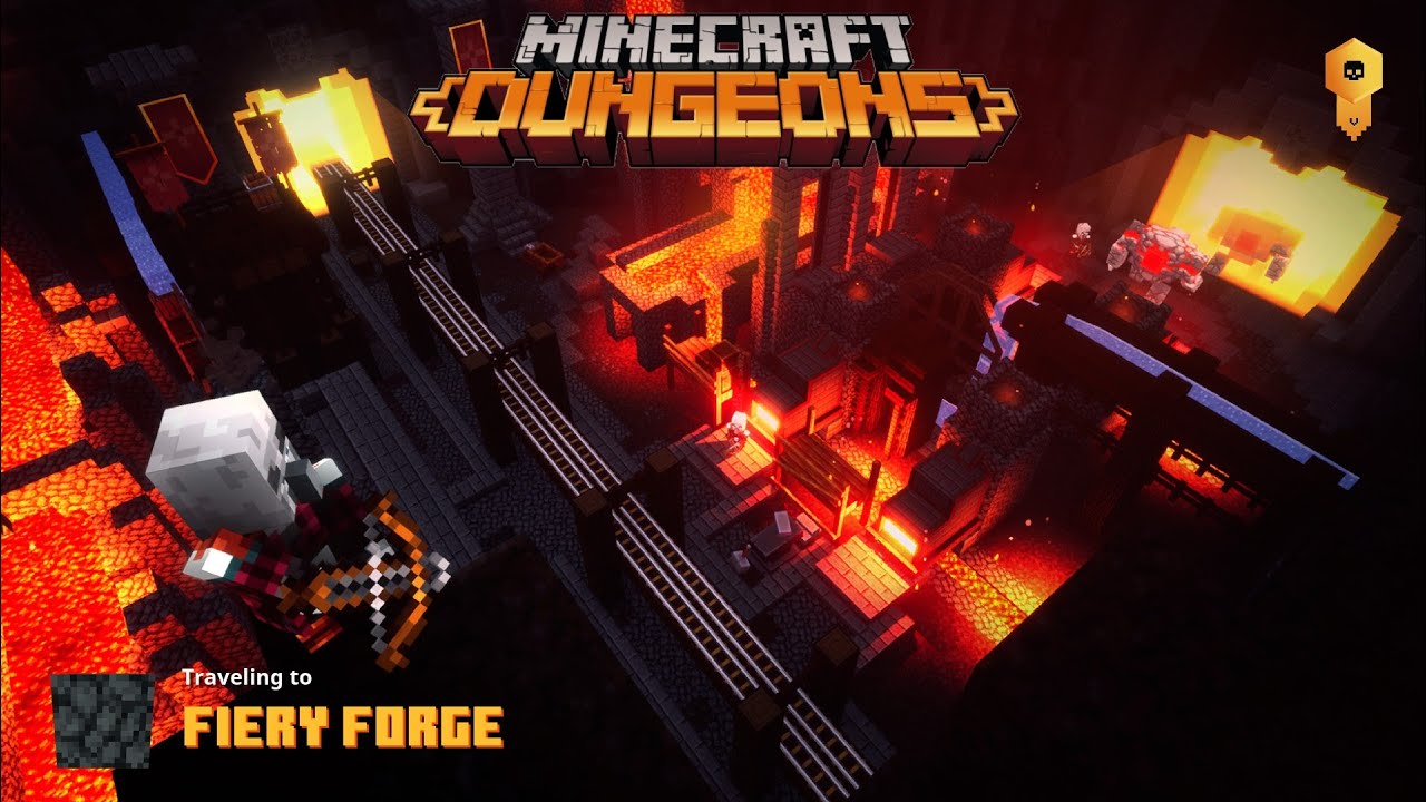 Minecraft Dungeons 7: Fiery Forge - YouTube