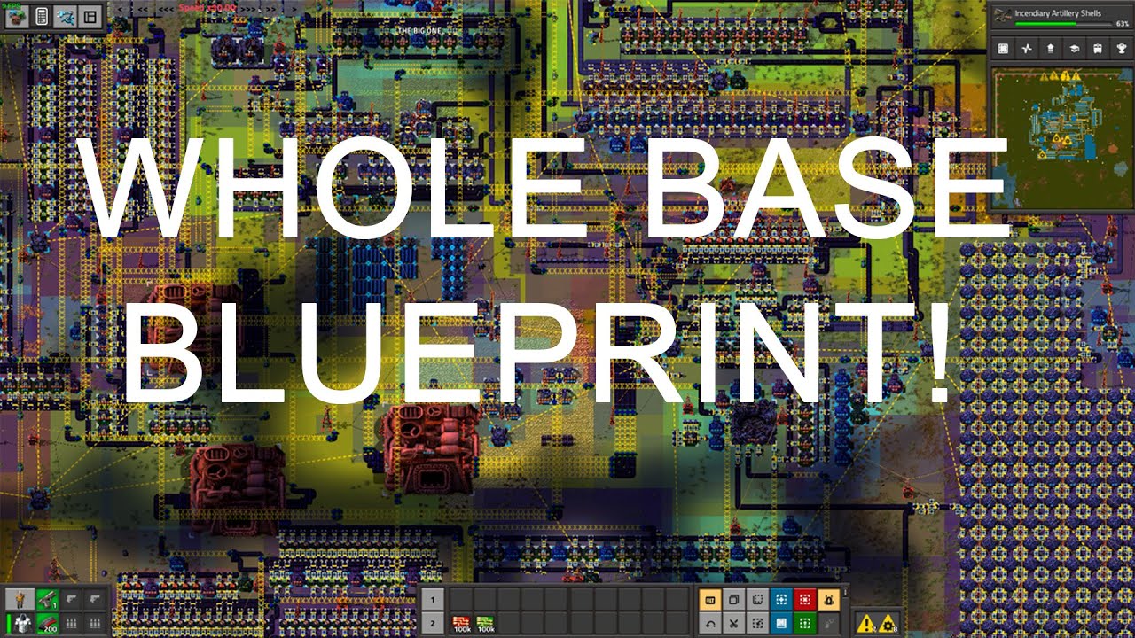 Factorio!! Blue Print whole base. 1mil production - YouTube