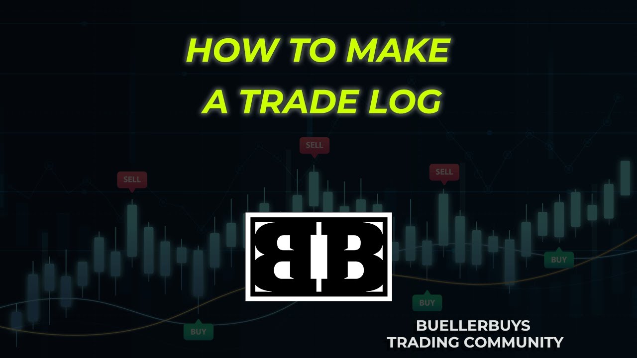 How To Make Your Own Trade Log (Google Sheets/Excel) - YouTube