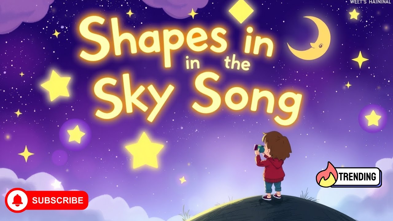 Shapes in the Sky Song 🌟 | Learn Shapes for Kids | Fun Educational Song ...